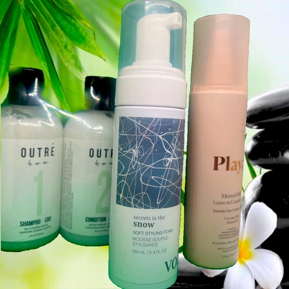 Hair | 4 Piece Full Size Professional Hair Products For Hair Routine ...